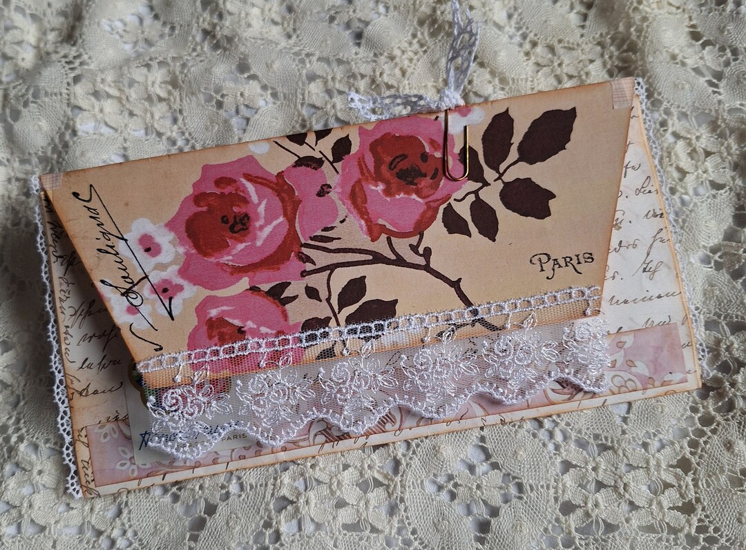 Nostalgic Gift Envelope, in Vintage Style, Handmade, Packaging for ...