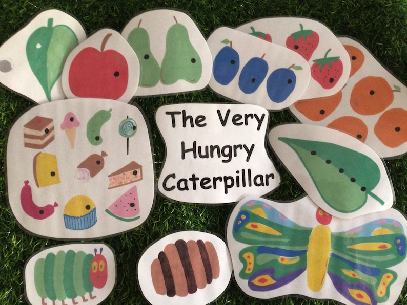 The Very Hungry Caterpillar Story Map - Etsy Australia