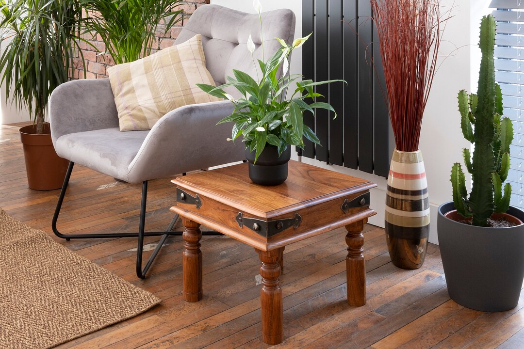 Acacia Wood Thakat Coffee Side Table - Etsy