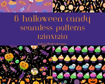10 Witchy Seamless Digital Download 12inx12in Halloween - Etsy