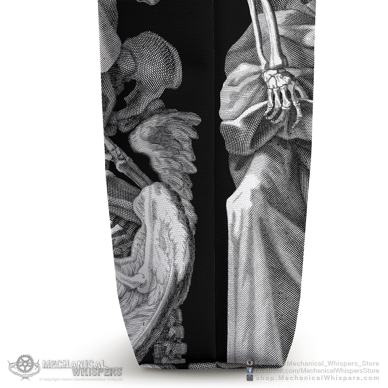 Vintage Skull Danse Macabre Engraving Canvas Tote Bag (halloween Skull ...