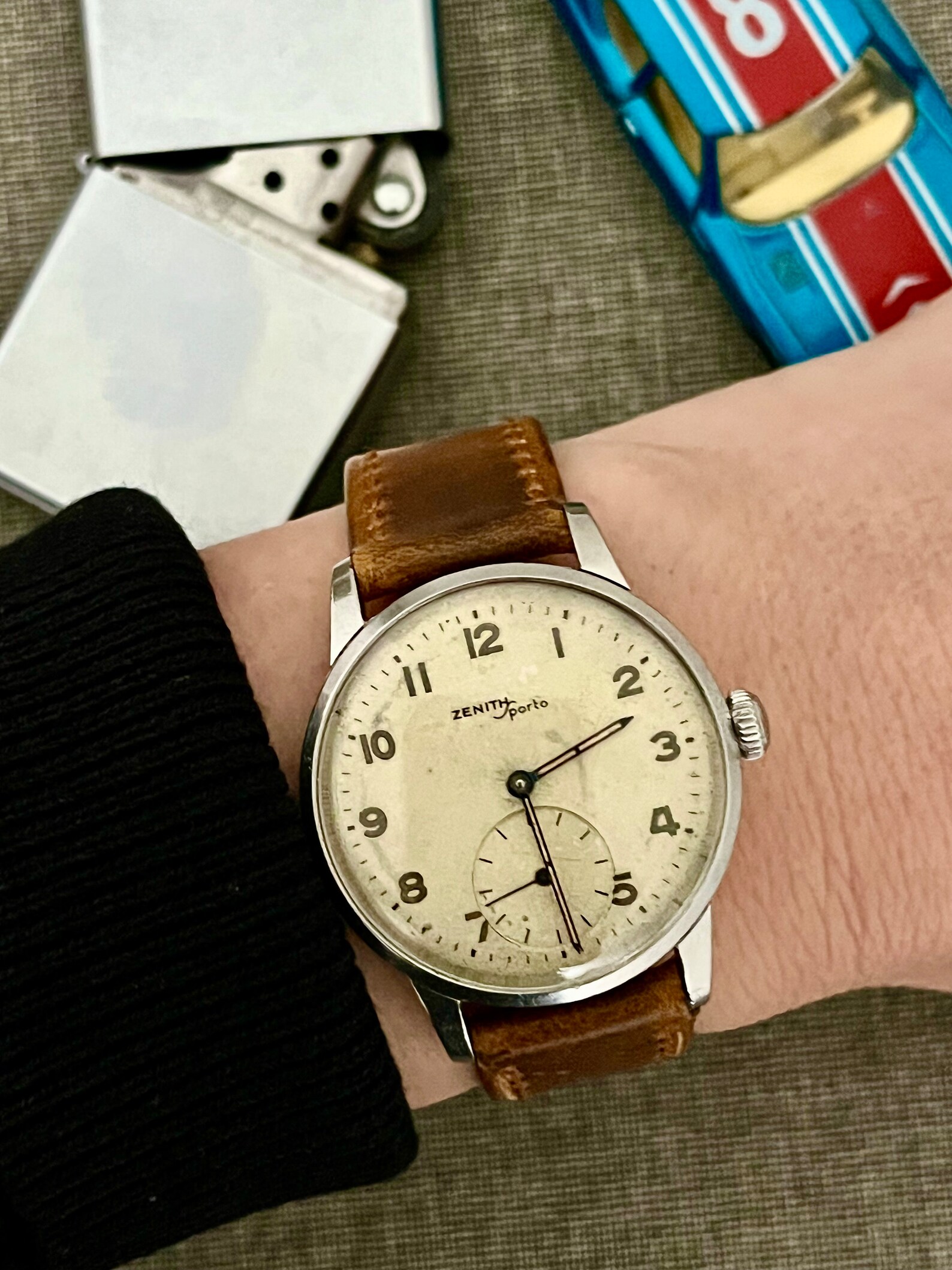 Zenith Sporto Swiss Made Vintage Watch Zenith Collectors - Etsy