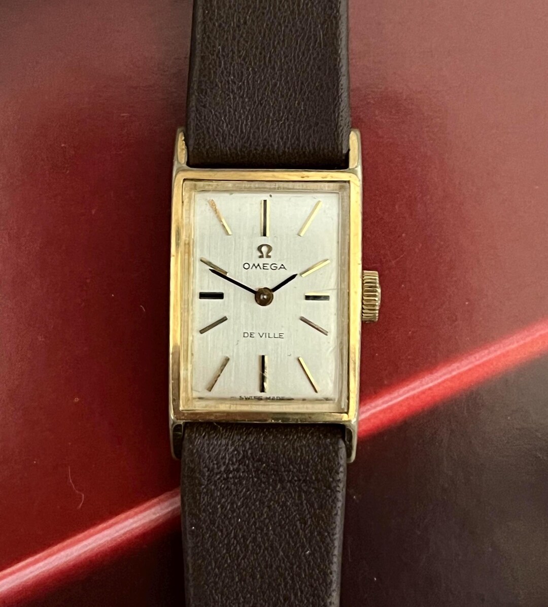 1960s Omega 歐米茄 De Ville Tank Ladies Luxury Watch, Omega De Ville ...