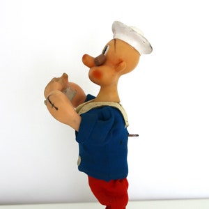 1960s Popeye the Sailor Man Drinking Beer, Wind-up Popeye to Drink Beer ...