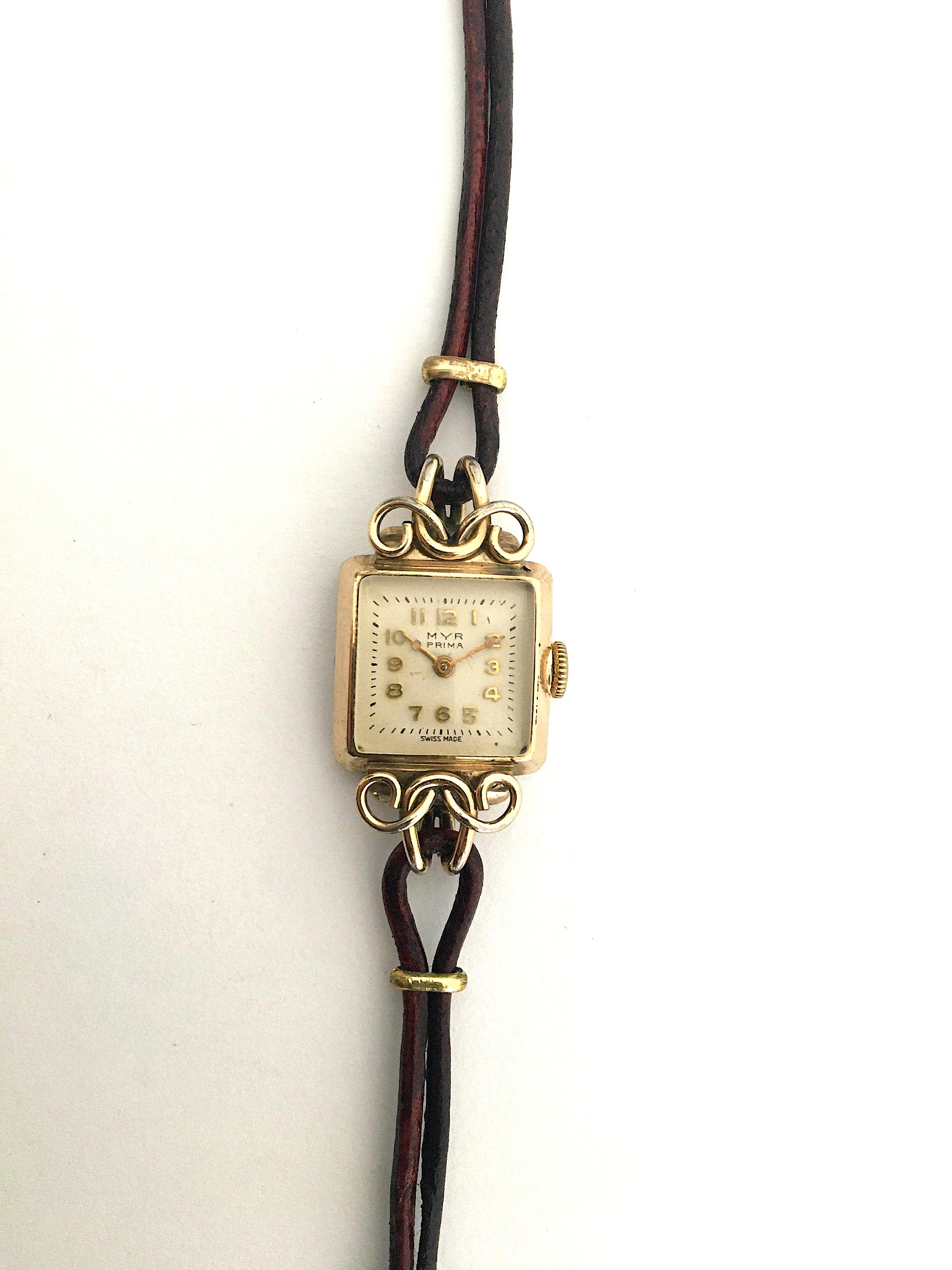 1940s MYR Art Deco Ladies beautiful watch Myr Prima luxury | Etsy