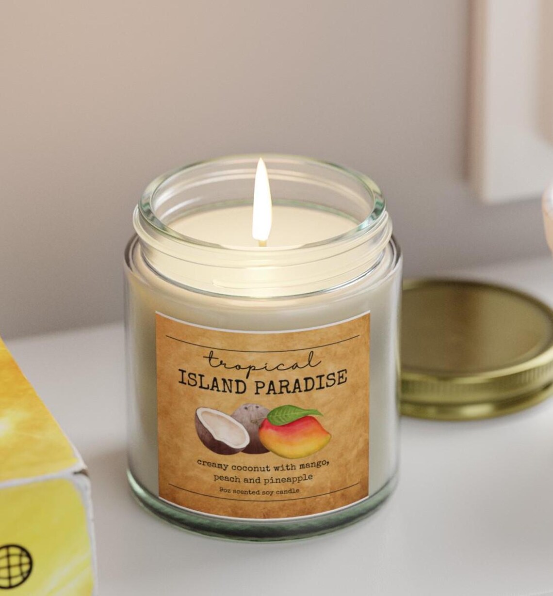 Summer Candle Sweet Scents Cottagecore Candle Fall Candle Mason Jar ...