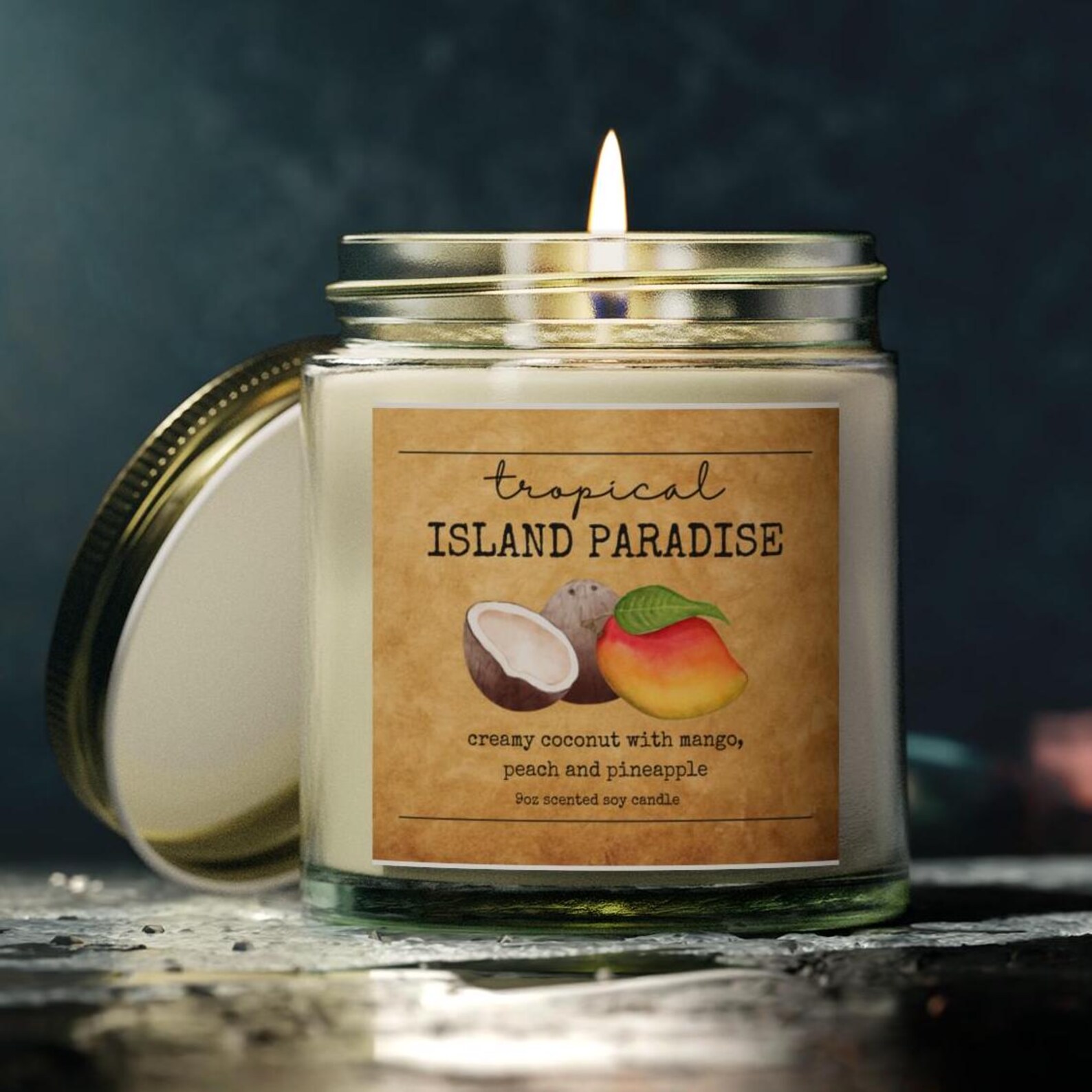 Summer Candle Sweet Scents Cottagecore Candle Fall Candle Mason Jar ...