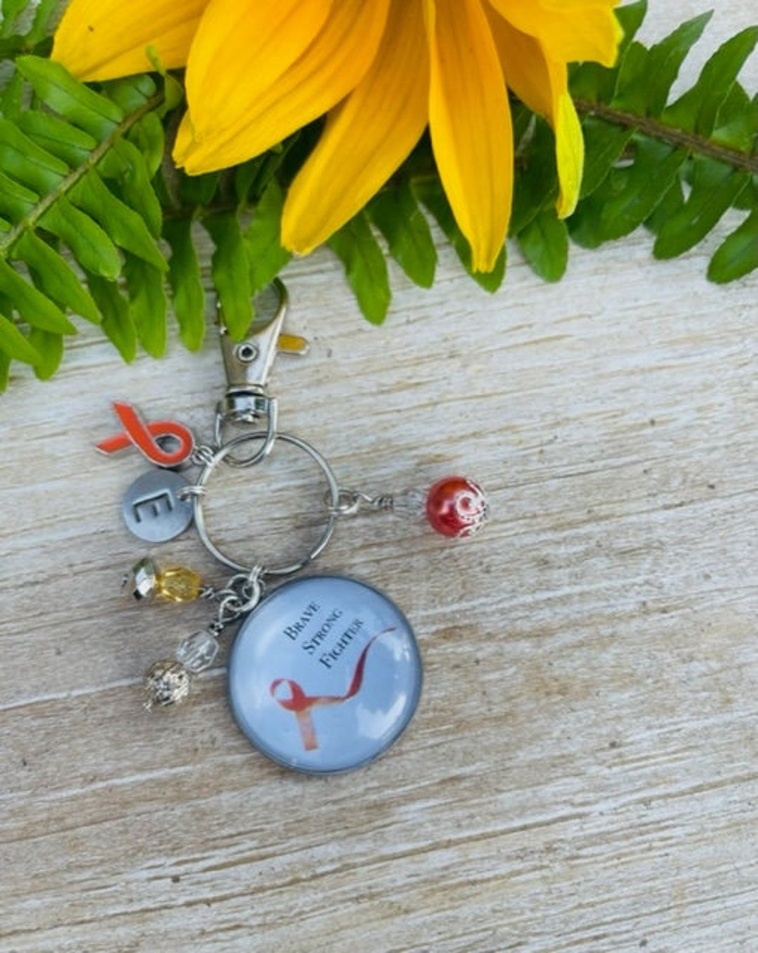 Leukemia Awareness, Survivor, Fighter, Keychain, Personalize With ...