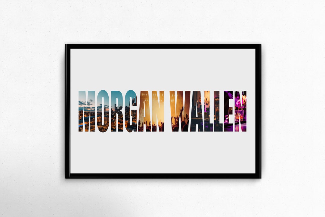 Morgan Wallen Poster, Morgan Wallen Print, Country Music Posters ...