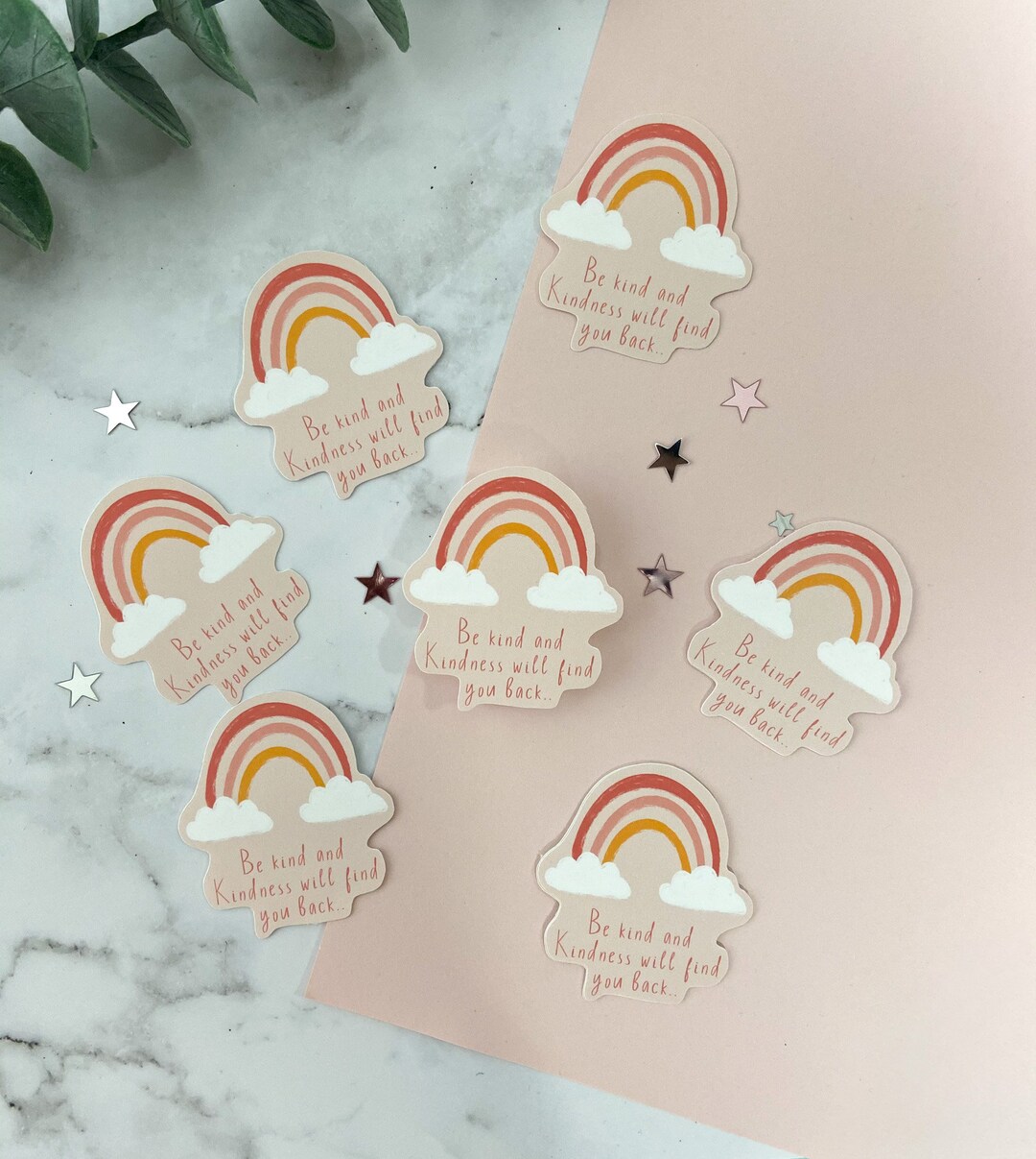 Be Kind Vinyl Sticker Cute Vinyl Sticker Stationery Stickers - Etsy