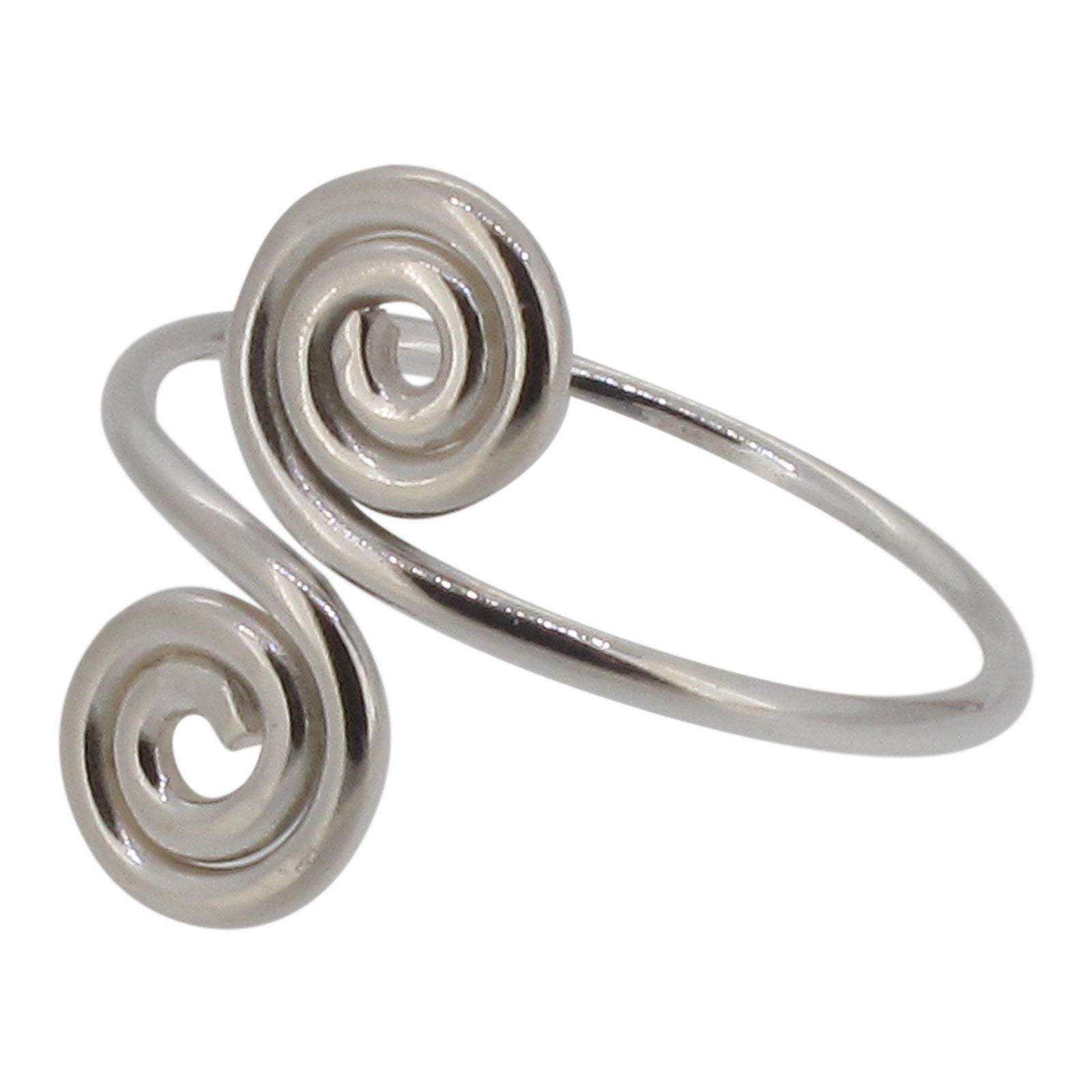 Sterling Silver Spiral Toe Ring 925 - Etsy