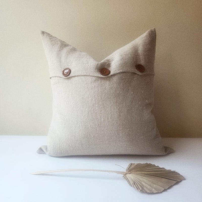 Button Pillow - Etsy