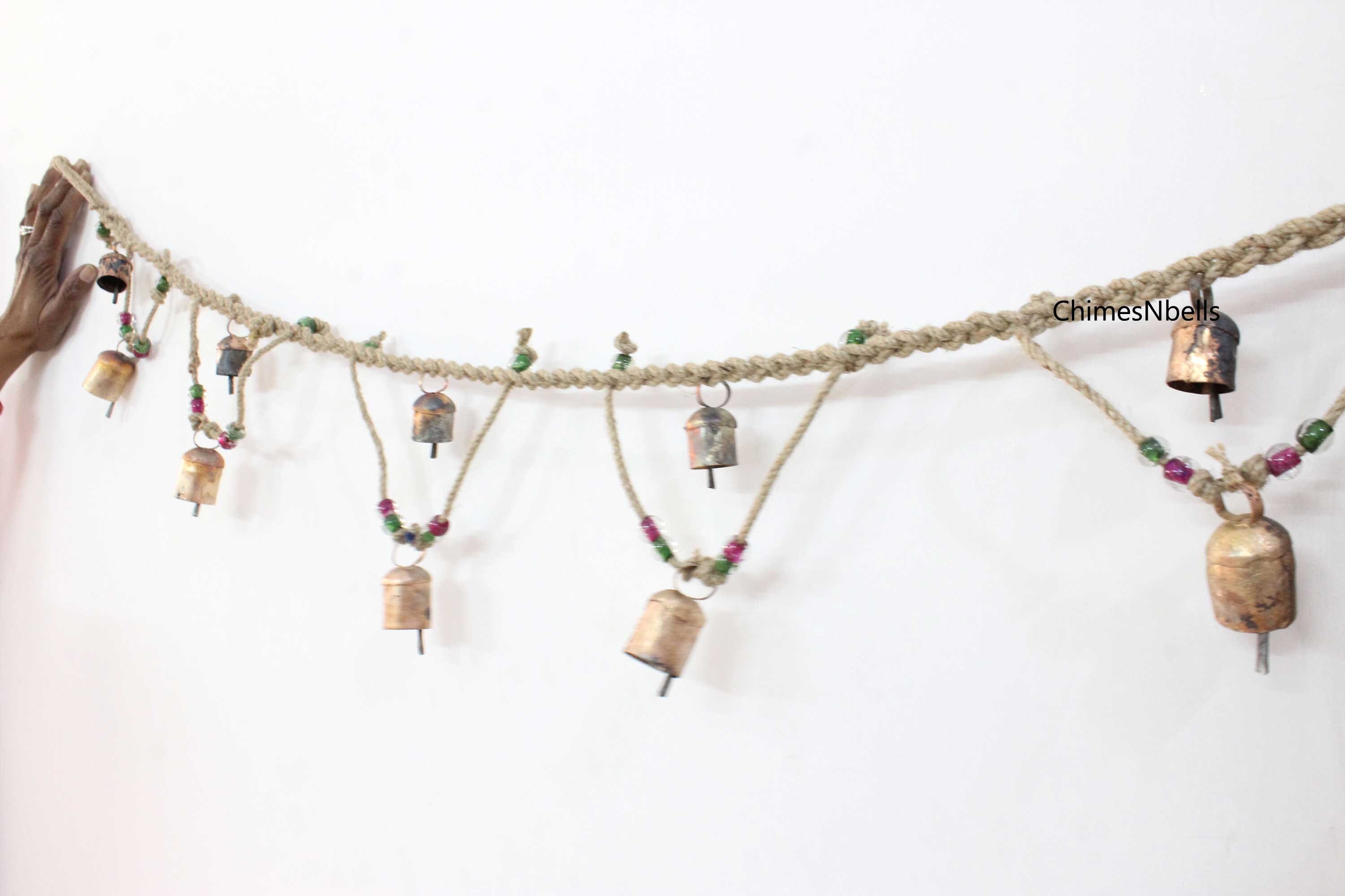 12 Vintage Tin Bells Hanging Vintage Decor Garden Outdoor - Etsy