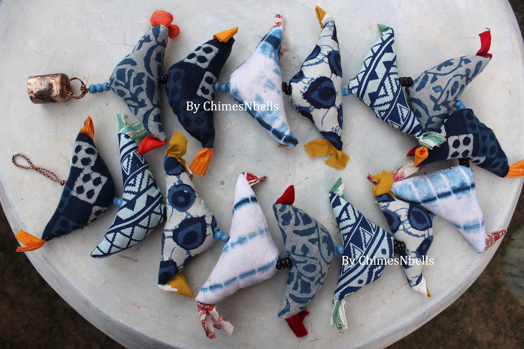 15 Tota Bird Bells 100 Cm Length Prosperity Hens Mobile String - Etsy