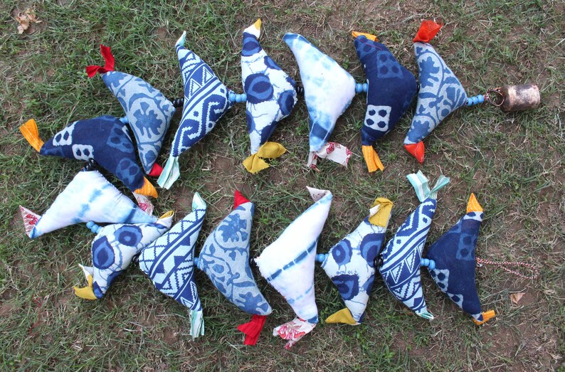 15 Tota Bird Bells 100 Cm Length Prosperity Hens Mobile String - Etsy