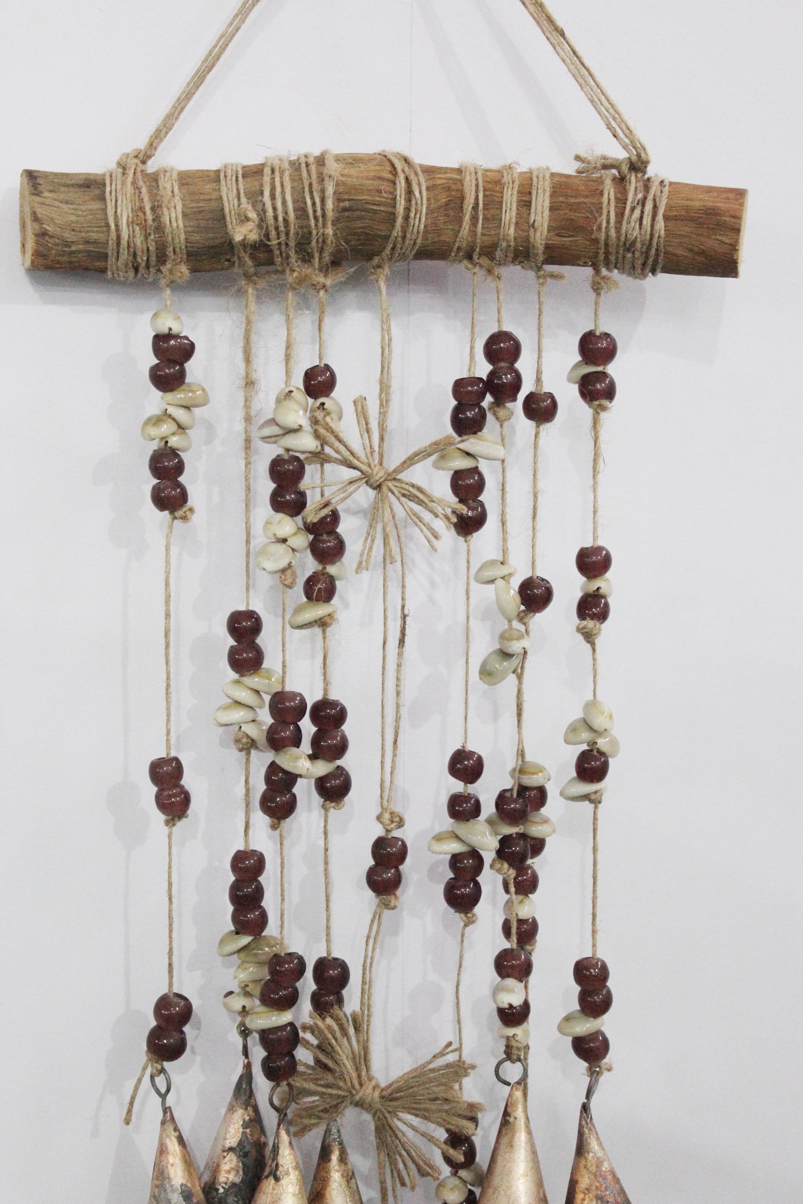 Handmade Boho Wind Chime Wall Hanging Rustic Bells Chimes Vintage ...