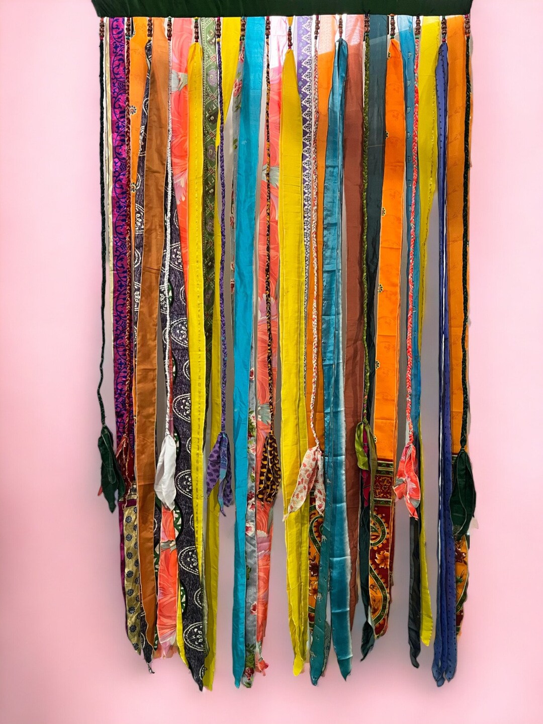 Recycled Silk Sari Bohemian Backdrop Gypsy Hippie Hippy Sari Fabric ...
