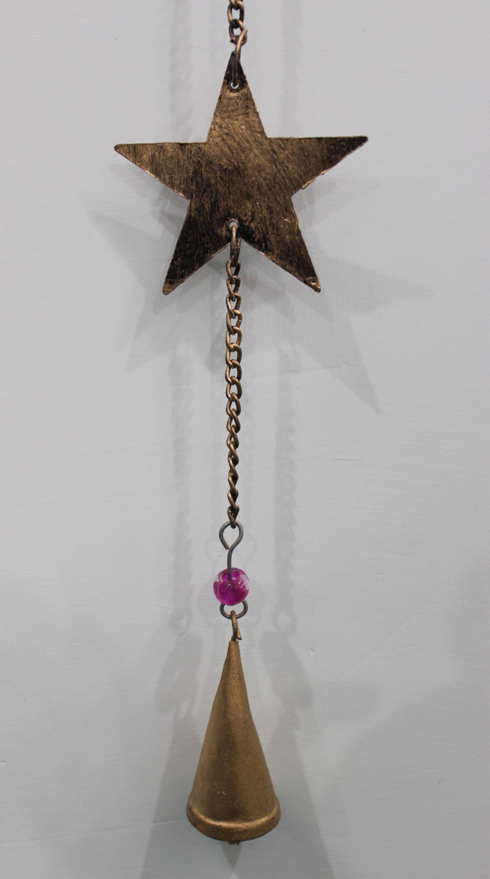 Sun Moon Star Hanging Chime Recycled Iron Wind Chime Sun - Etsy