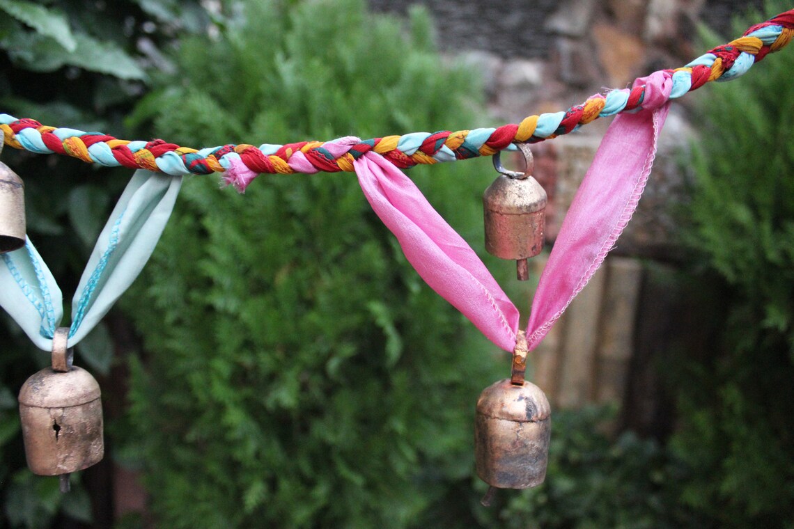 14 Vintage Tin Bells Hanging Boho Decor Garden Outdoor Indoor - Etsy