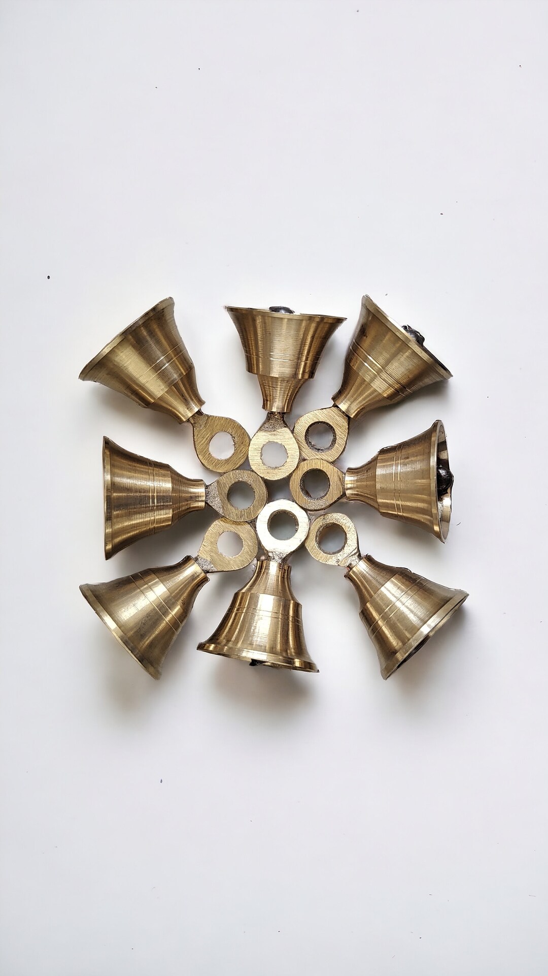 Brass Bells Gold , Charming Brass Bells , Wedding Favours , Craft Bells ...