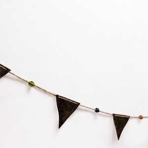 Recycled Iron Metal Flags Party Decoration Bunting , With Multicolour ...