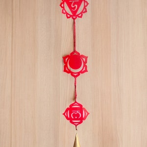 7 Chakras Wall Art, Chakras Wall Décor, Chakras Toran , Chakras Wall ...