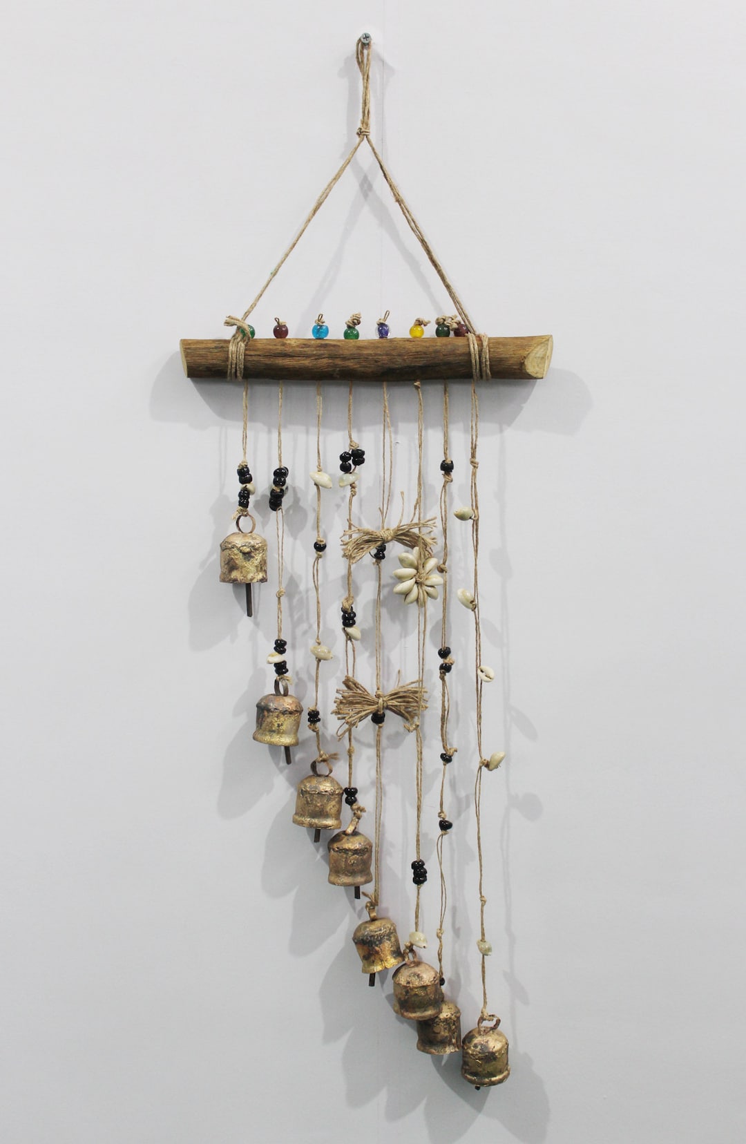 Handmade Bohemian Garden Hanging Wind Chime Sun Catcher Beaded Wind ...