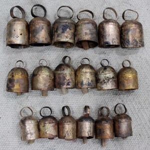 Handmade Shabby Chic Rustic Iron Tin Bells Vintage Antique Finish ...