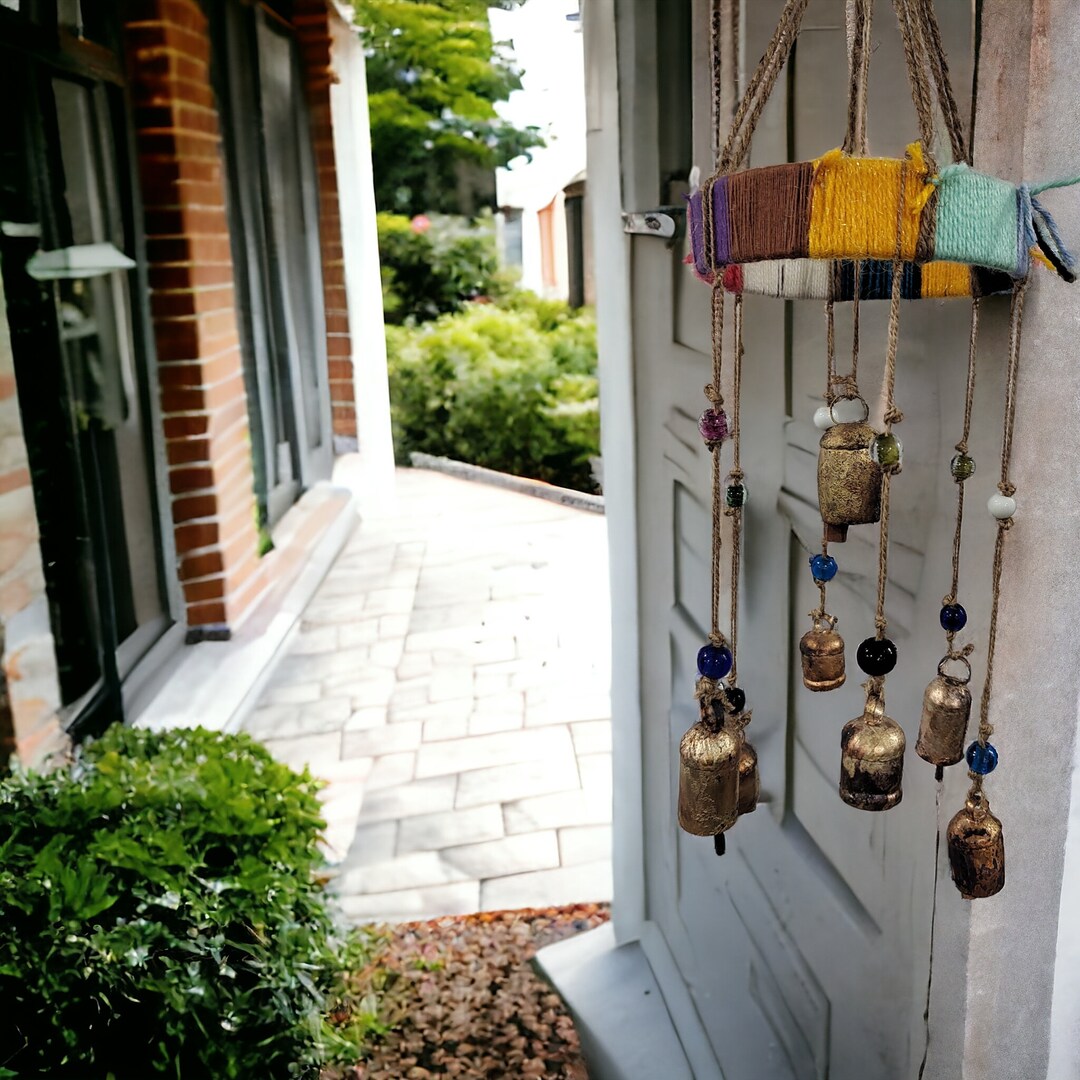 Handmade Multicolour Bohemian Theme Wind Chimes Decoration for Patio ...