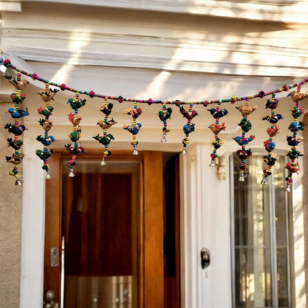 Tota Bird Door Hanging Valance Door Decoration Boho Theme Hippy Hippie ...