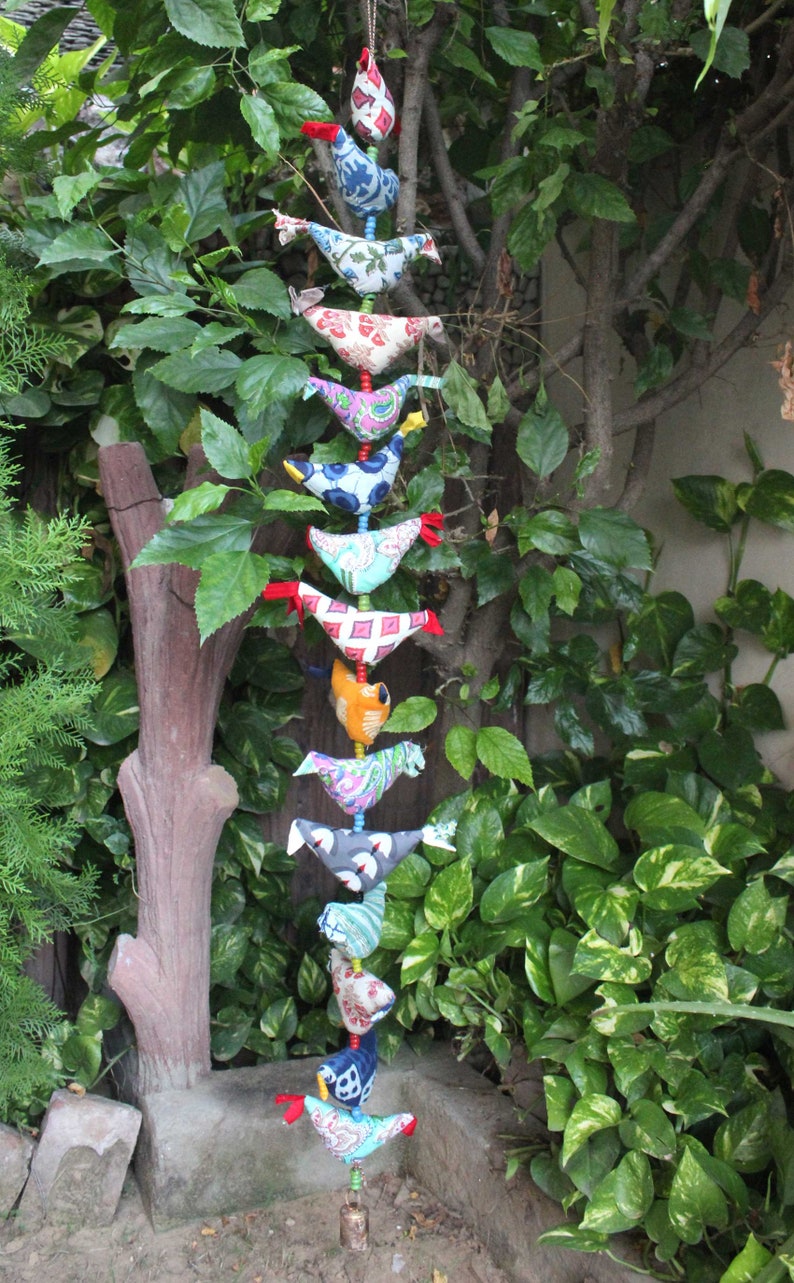 15 Tota Bird Bells 100 Cm Length Prosperity Hens Mobile String | Etsy