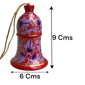 Christmas Ornaments Paper Mache Bells , Christmas Gifts , X-mas Tree ...