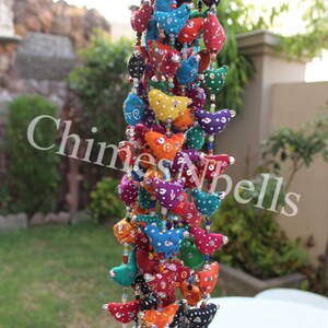 10 Tota Bird Bells 40 Cm Length Prosperity Hens Mobile String ...
