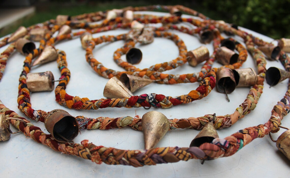 Bells on String Garland Garden Outdoor Indoor Party Decoration - Etsy