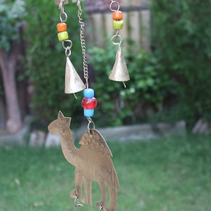 Camel Bells Wall Hanging Windchime Outdoor Patio Garden Ornaments 84 Cm ...