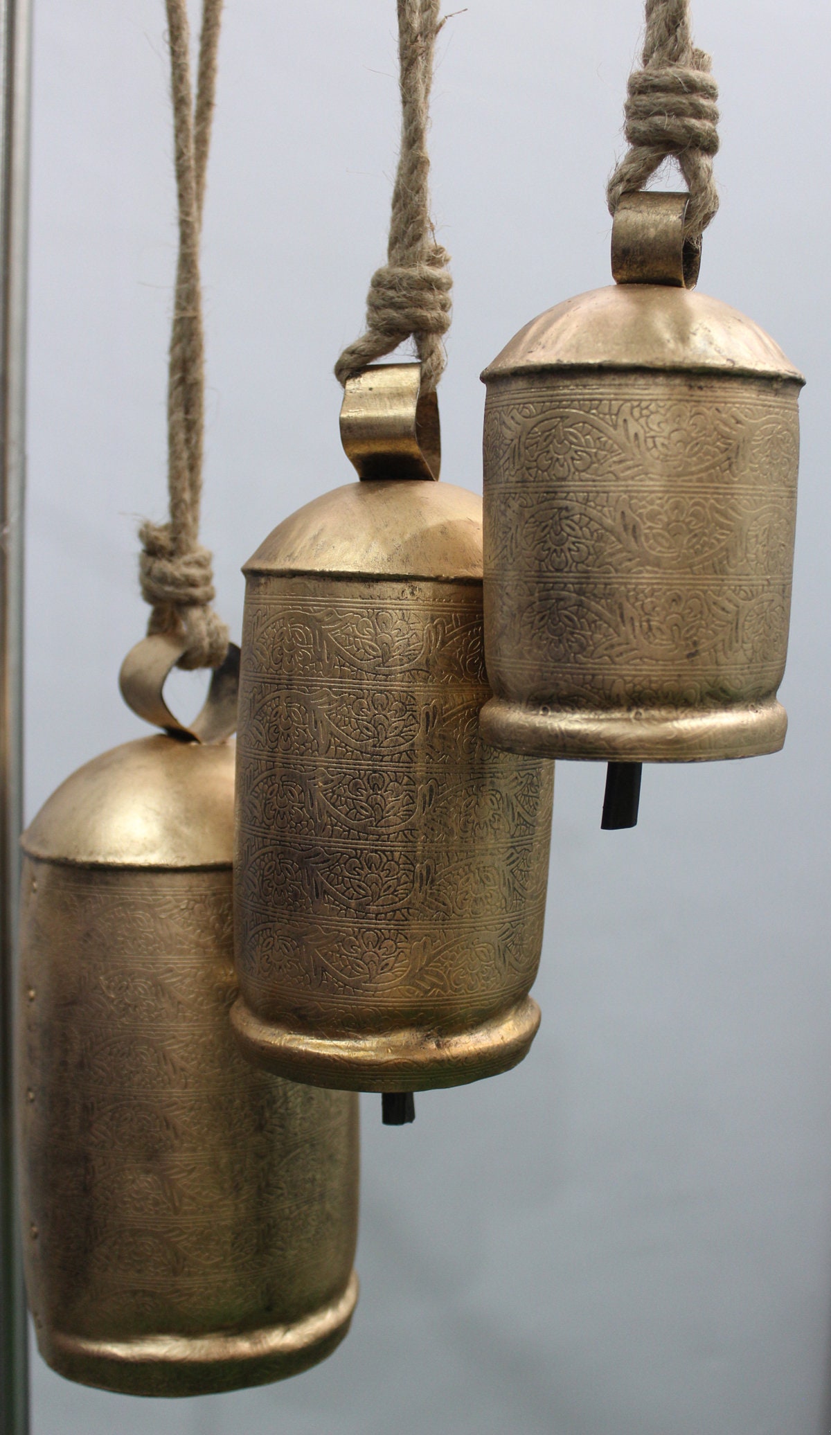 Recycled Iron Tin Cow Bells 3 Pieces Set Size 10 - Etsy