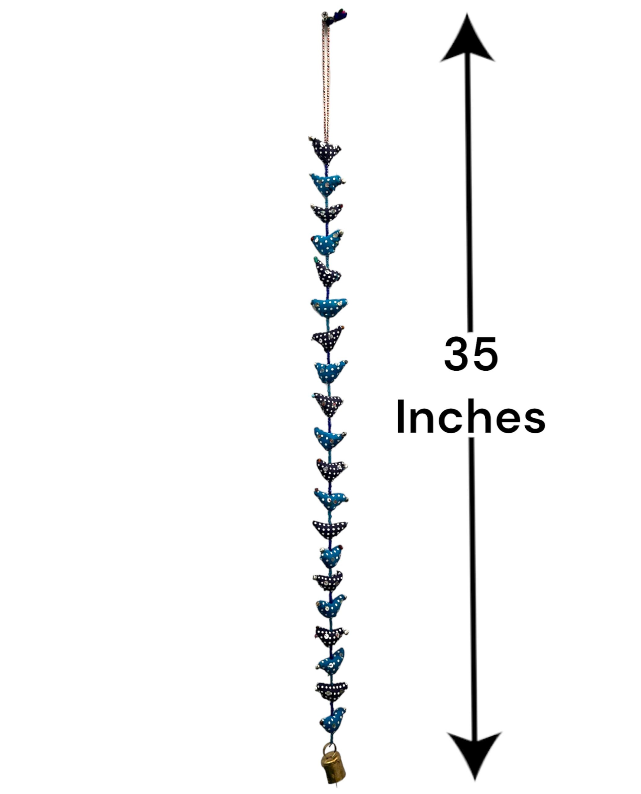 20 Tota Bird Bells 86 Cm Length Prosperity Hens Mobile String Bohoemian ...