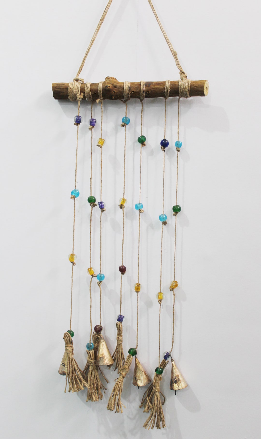 Handmade Bohemian Garden Hanging Wind Chime Sun Catcher Beaded Wind ...