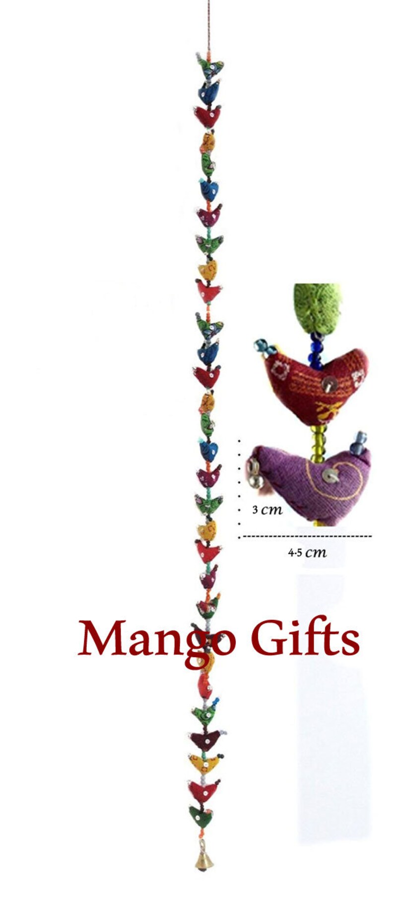 30 Tota Bird Bells 110 Cm Length Prosperity Hens Mobile String | Etsy