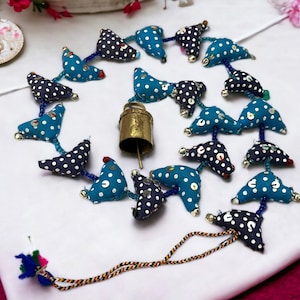 20 Tota Bird Bells 86 Cm Length Prosperity Hens Mobile String Bohoemian ...