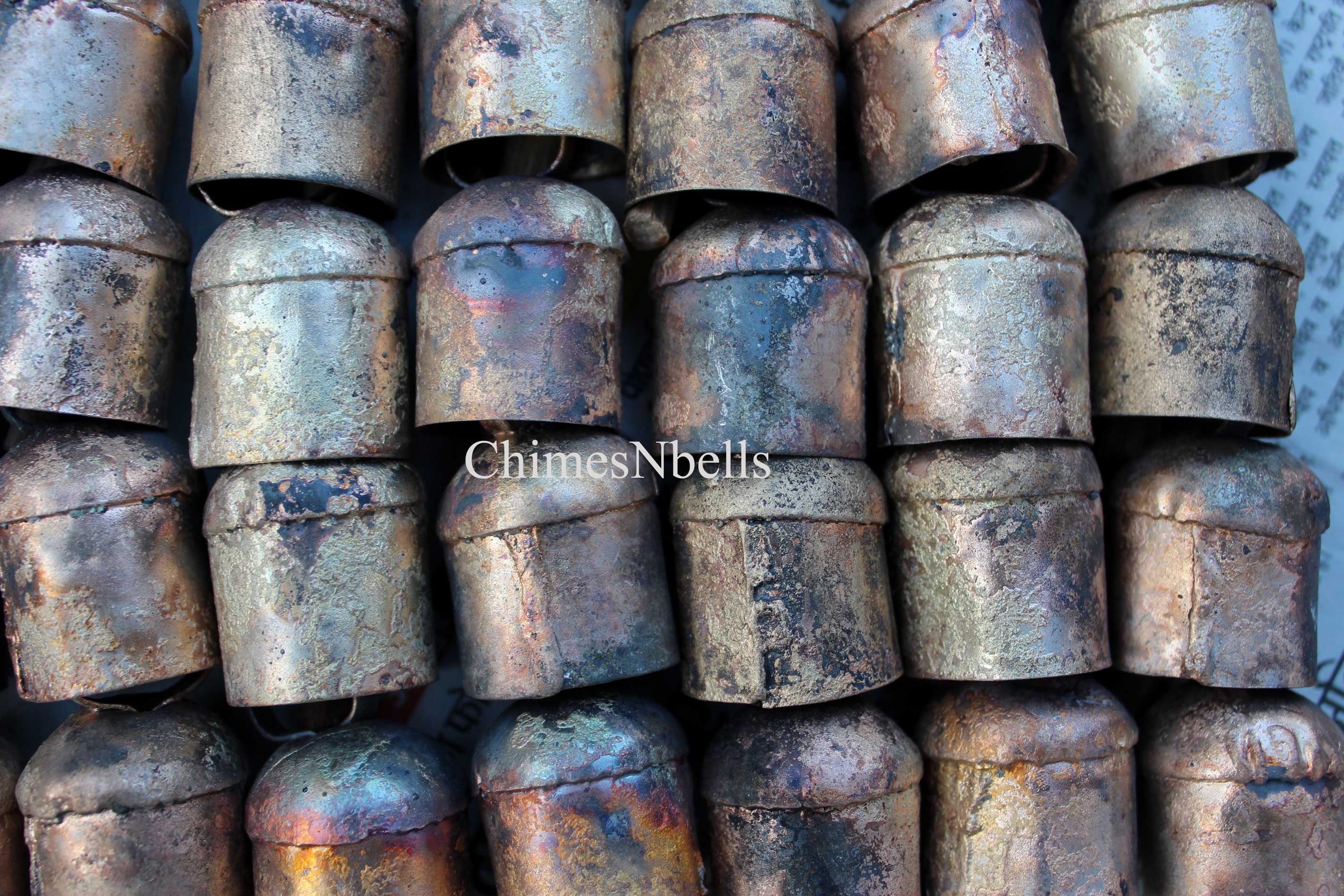 Rounded Top Recycled Iron Tin Cow Bells 2 Inches Height | Etsy