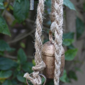 4 Vintage Bells Hanging Chime Mobile String Decoration 62 Cm Length ...