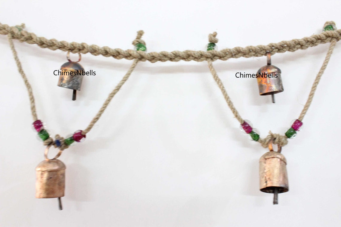 12 Vintage Tin Bells Hanging Vintage Decor Garden Outdoor - Etsy