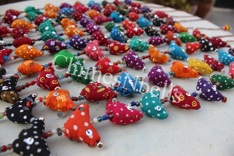 30 Tota Bird Bells 110 Cm Length Prosperity Hens Mobile String | Etsy