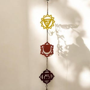 7 Chakras Wall Art, Chakras Wall Décor, Chakras Toran , Chakras Wall ...
