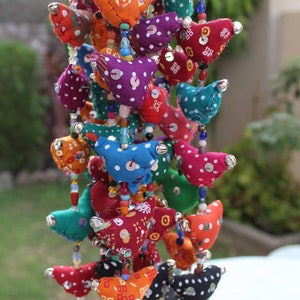 30 Tota Bird Bells 110 Cm Length Prosperity Hens Mobile String ...