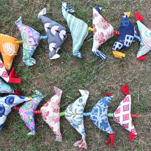 30 Tota Bird Bells 110 Cm Length Prosperity Hens Mobile String - Etsy