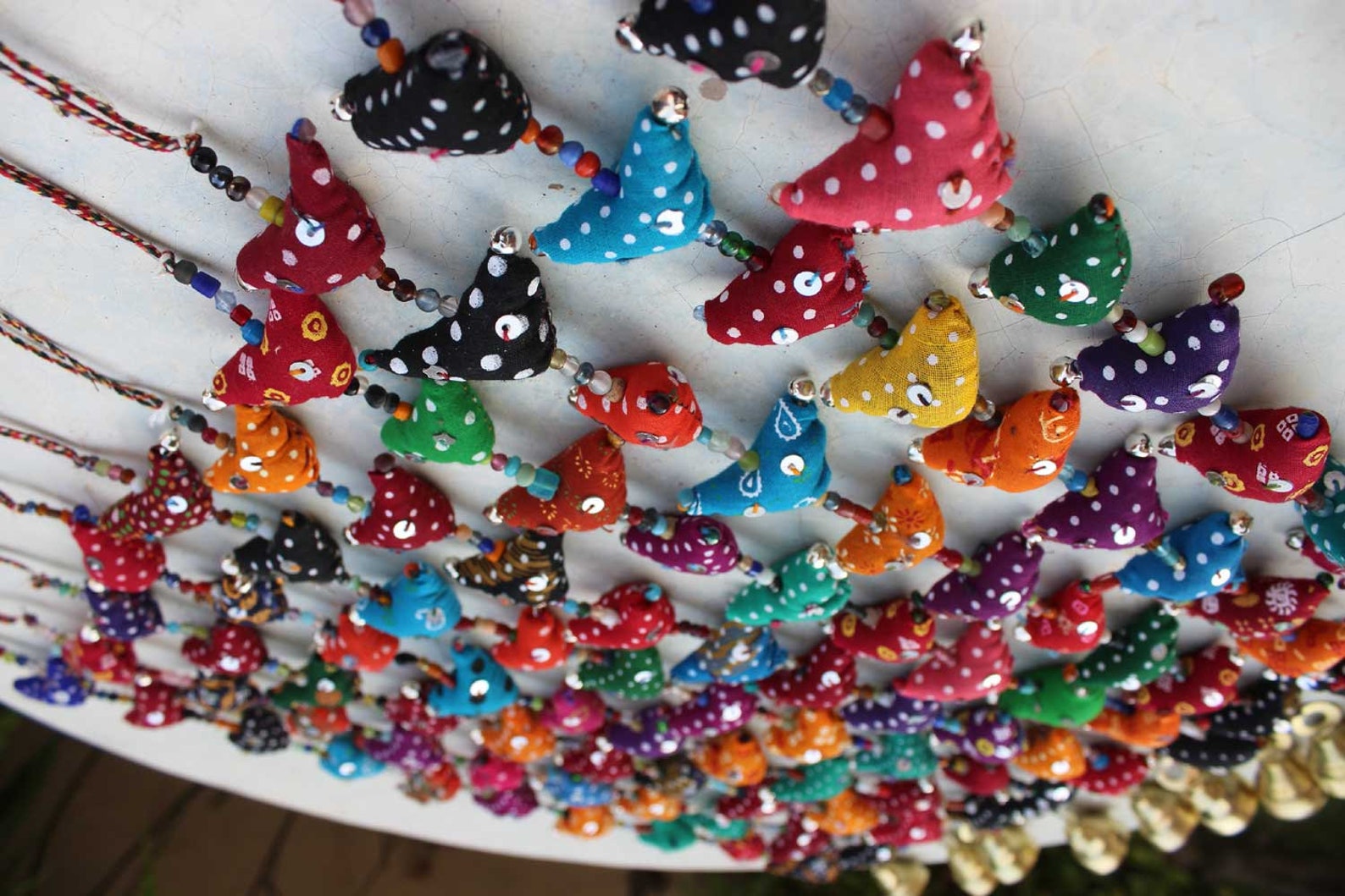 10 Tota Bird Bells 40 Cm Length Prosperity Hens Mobile String - Etsy