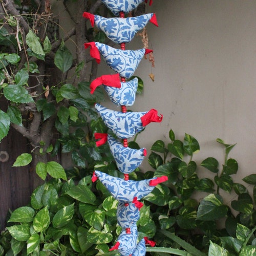 15 Tota Bird Bells 100 Cm Length Prosperity Hens Mobile String - Etsy
