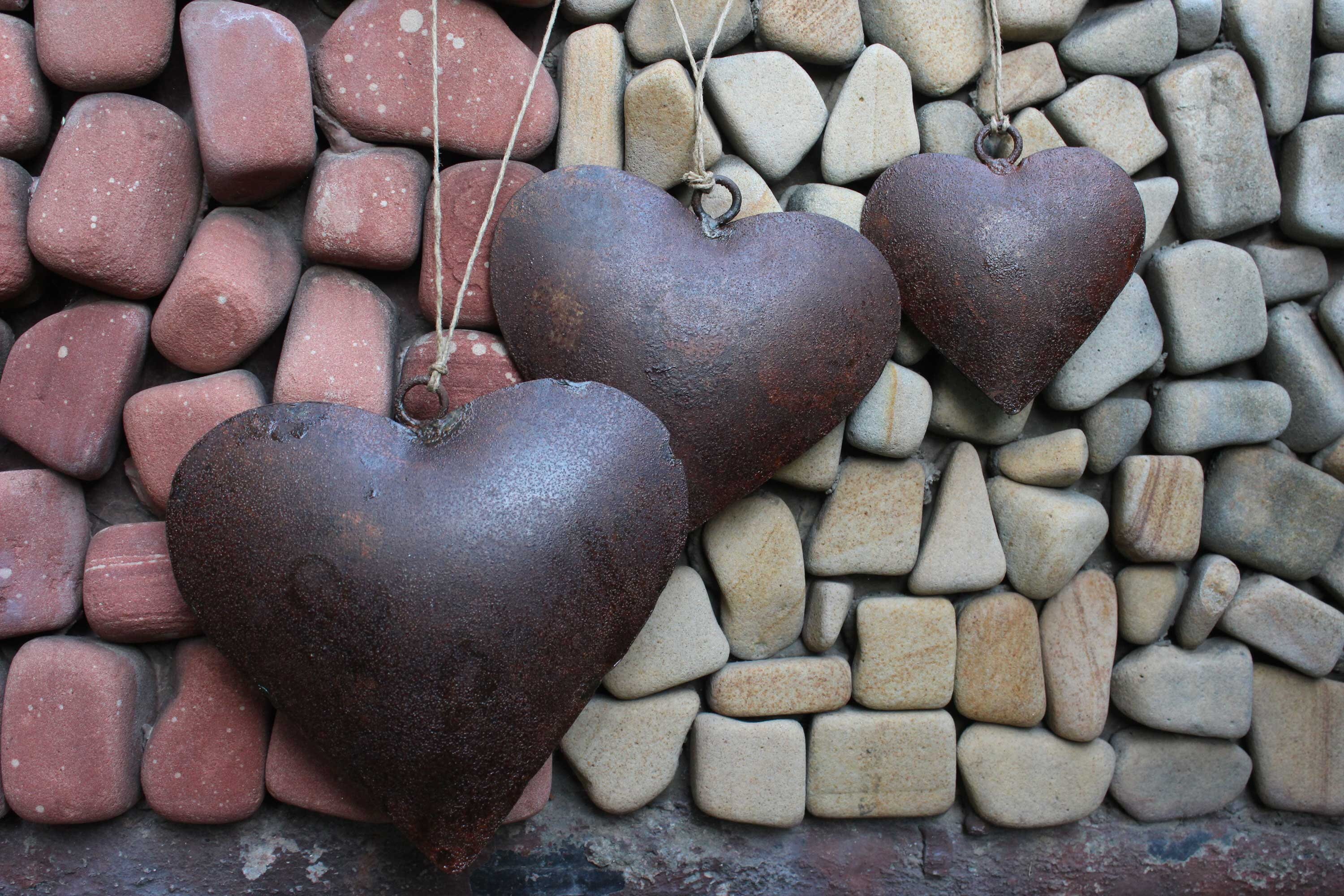 Antique Rustic Metal Heart Wall Hanging Ornaments Gifts - Etsy